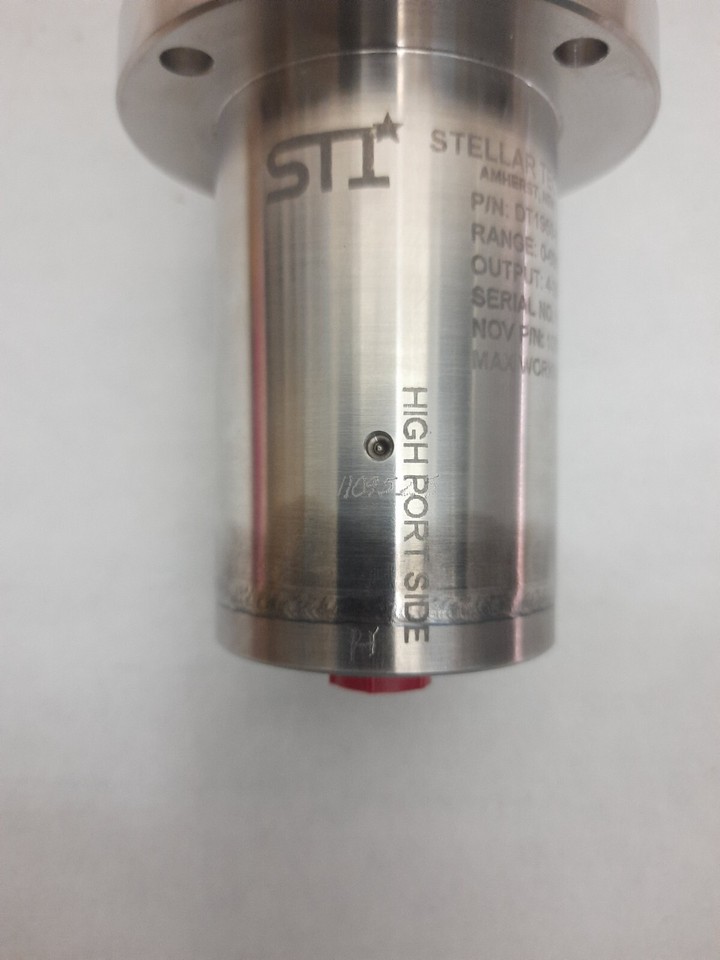 STI Stellar Technology Transmitter P/N- DT1950-6000UD-127 Range: 0-6000 ...