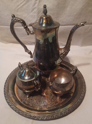 Tea/Coffee Pots & Sets - Oneida Silver Plated Tea