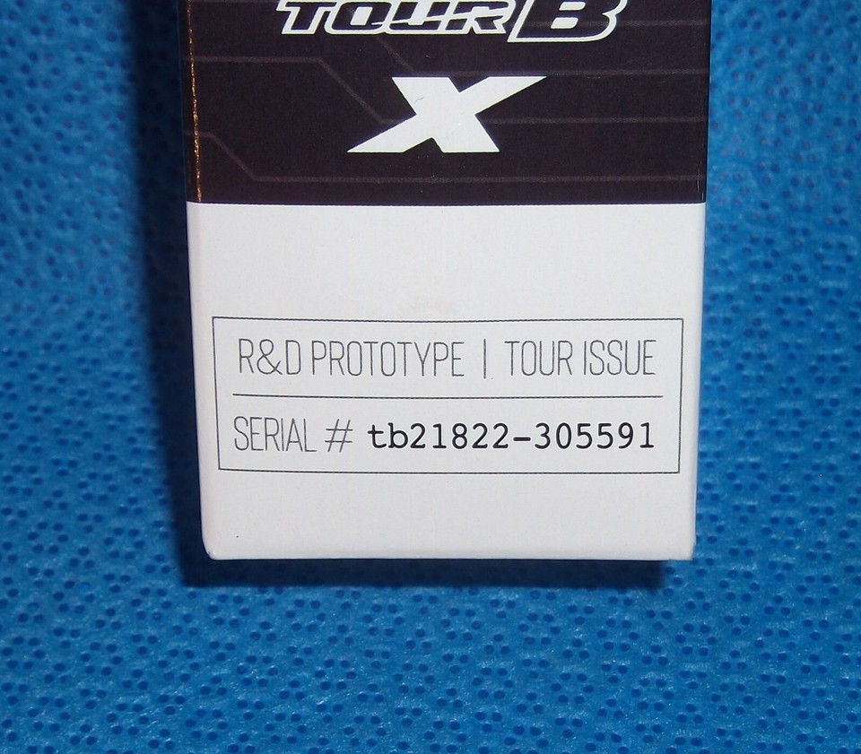 Bridgestone Tour B X R&D Prototype Tour Issue Pack RARE | eBay