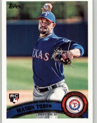 2011 Topps Mason Tobin Rookie #343 RC Texas Rangers | eBay