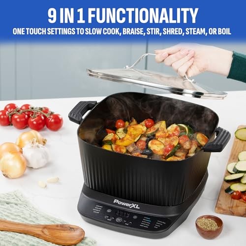 STIRMAX DELUXE 7.5 Quart Digital Multi-Cooker with Automatic Stirmax ...