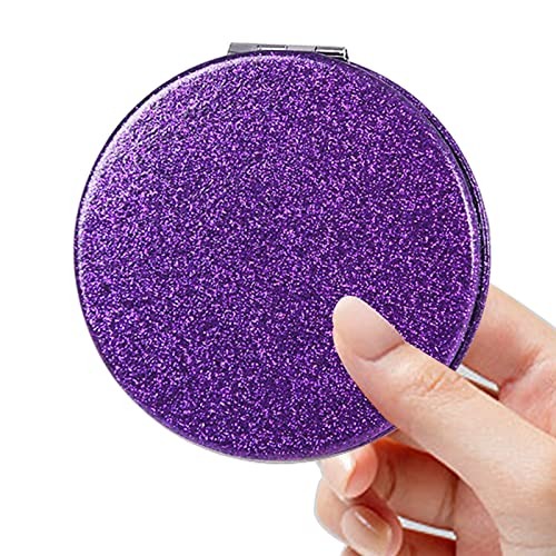 Pocket Mirror, Compact Mirror, Small Mirror for Purse with Glitter ...