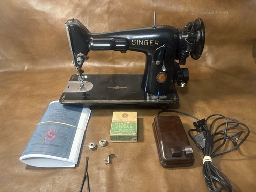Singer Vintage Sewing Machine Model 201 (Serviced) | eBay