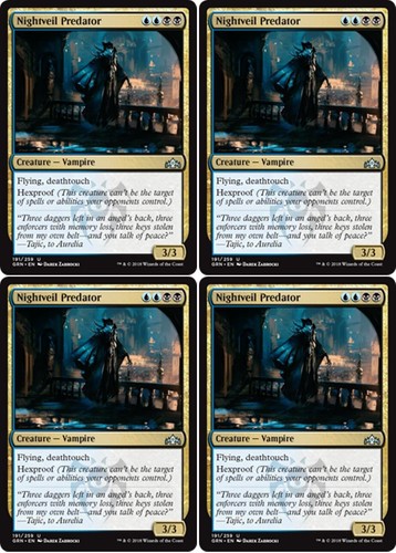 MTG - 4x NIGHTVEIL PREDATOR - Guilds of Ravnica (U) | eBay