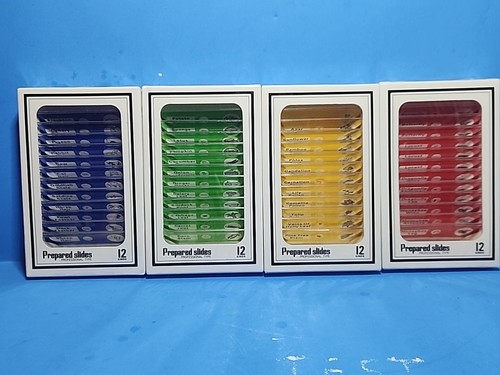 Microscope Prepared Slides Professional Type 48 Kinds | eBay