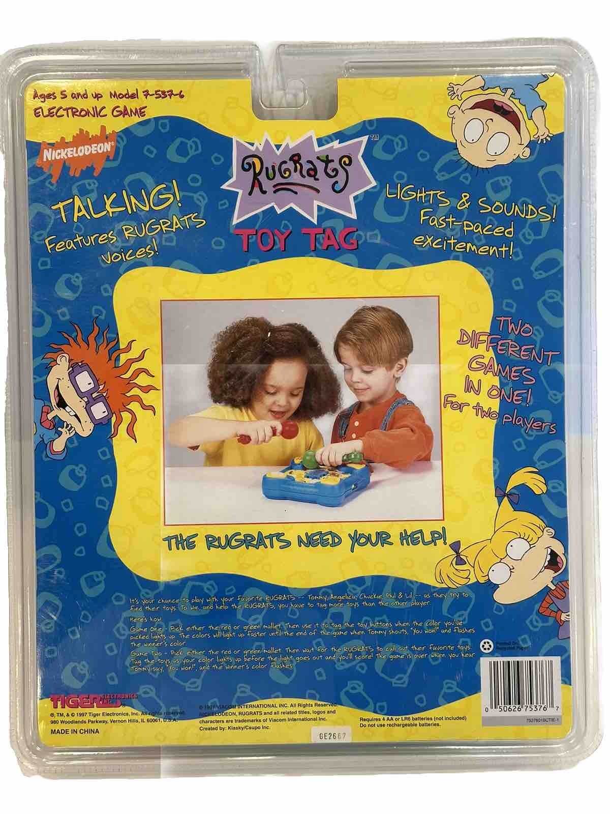 Rugrats Toy Tag Electronic Talking Game Tiger 1997 Nickelodeon for sale ...