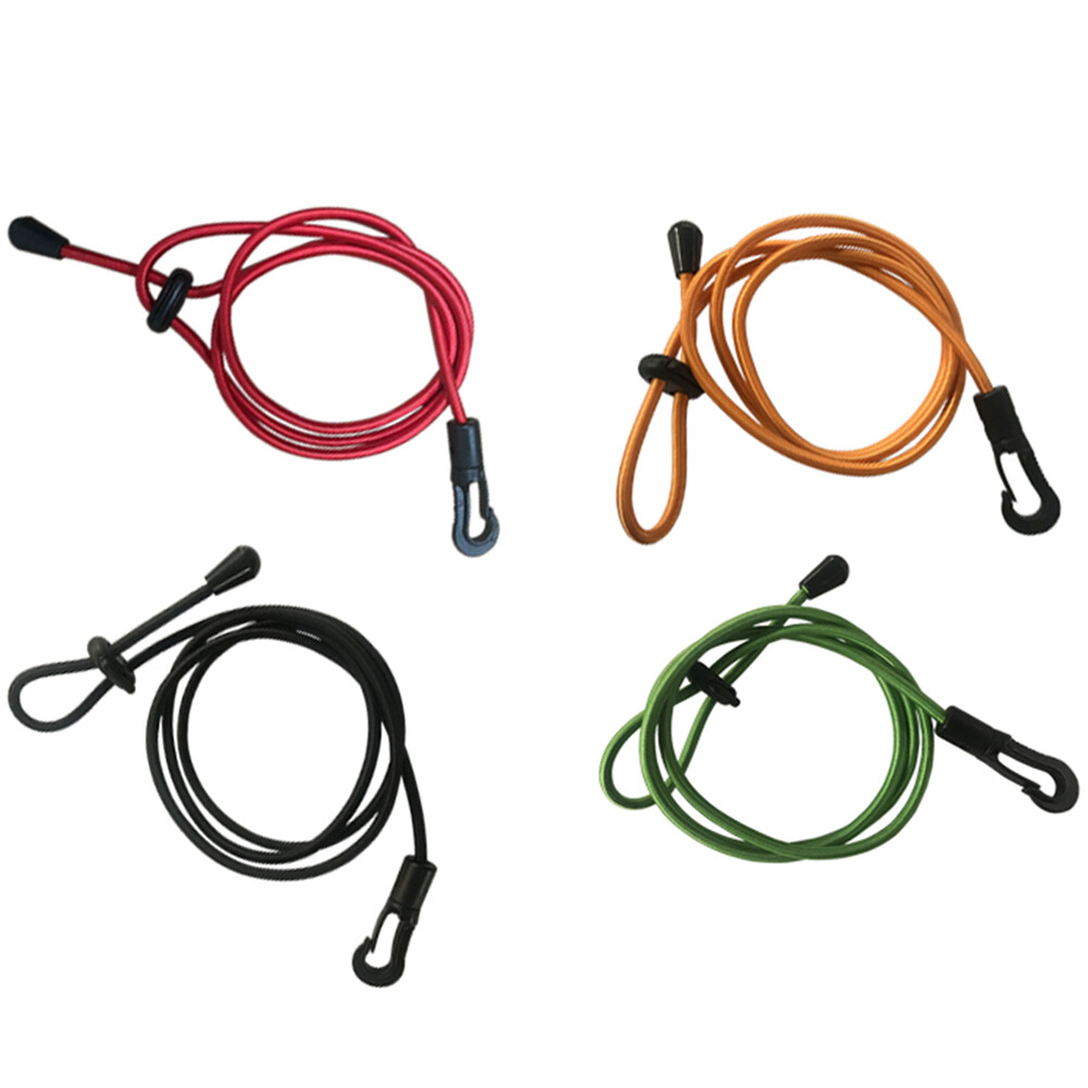 1m Elastic Canoe Paddle Leash Safety Rope Fishing Rod Tether Holder ...