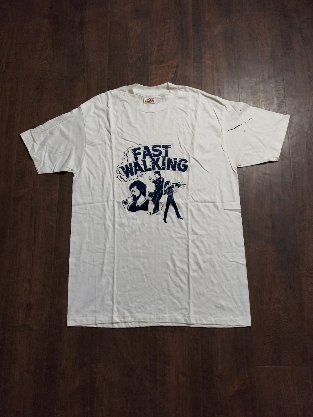 Rare Vintage 1982 80s Fast Walking Movie Promo T Shir… - Gem
