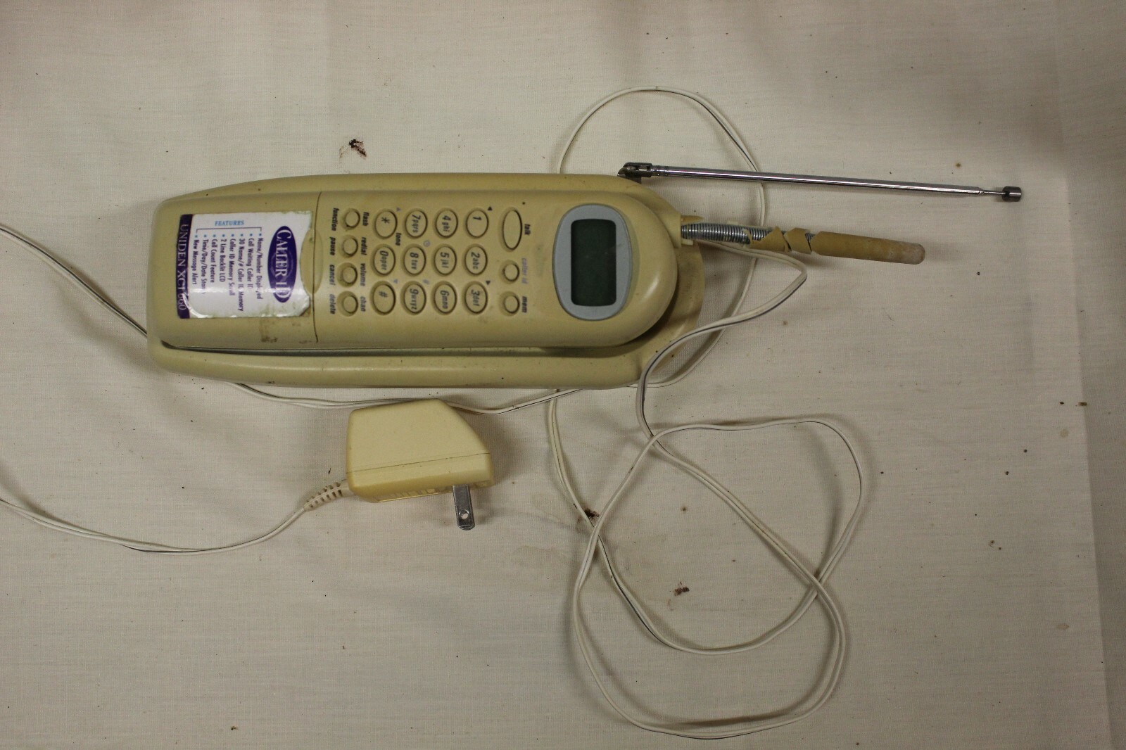 Vintage Telephone Uniden XCI660 Extend A Phone 25 Channels Beige | eBay