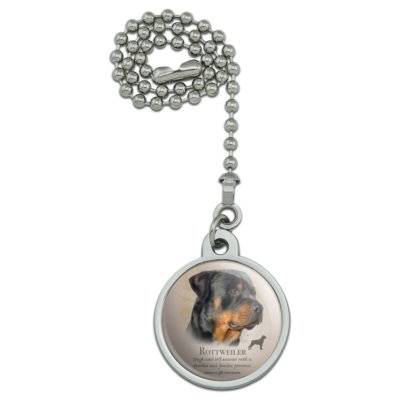 Rottweiler Rottie Dog Breed Ceiling Fan and Light Pull Chain | eBay