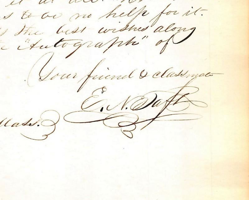 Enos Nelson Taft Lawyer State Commissioner Antique Autograph Signed ...