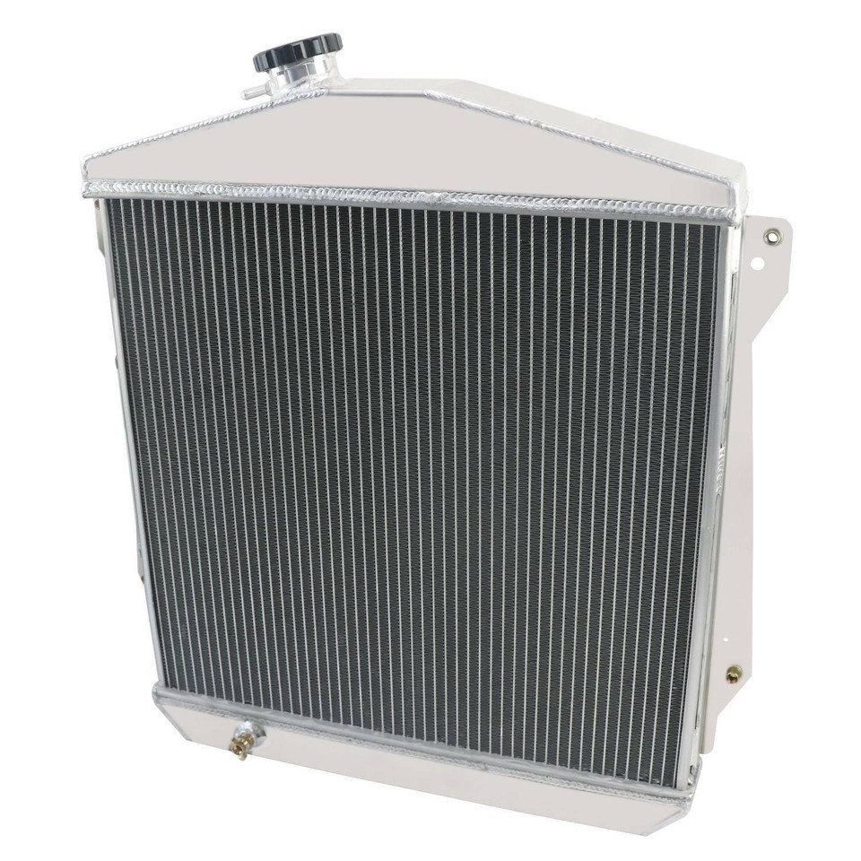 4 Row Aluminum Radiator Fit 1943-1948 Chevy Fleetline DR BL BN DJ BG 3 ...