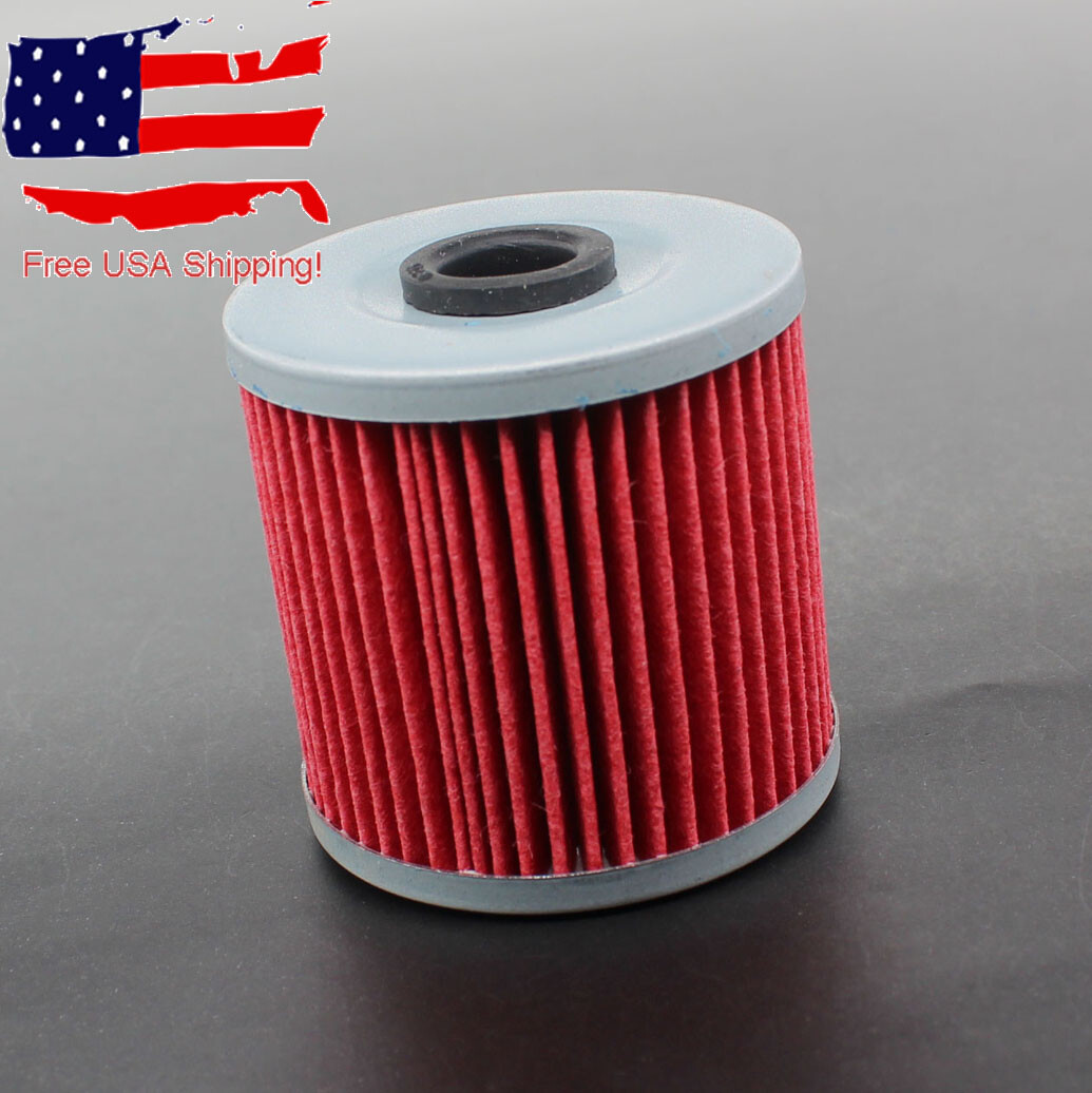 4pcs Oil Filter HF123 For Kawasaki KL250 KL600 KL650 KLR650 KLX650 1977 ...