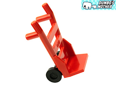 Lego Minifigure Hand Truck Cart Dolly Tool Red Untensil NEW | eBay