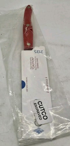 Cutco 6 In Red Engraved Vegetable Knife 2135 RED for sale online | eBay