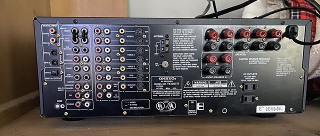 Onkyo TX DS777 5.1 Channel 630 Watt Receiver for sale online | eBay