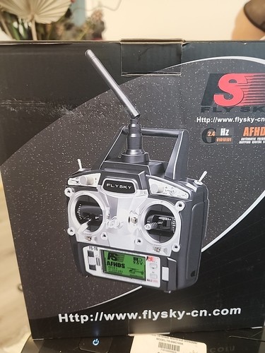 Flysky FS-T6 2.4GHz 6CH Mode 2 Transmitter and Receiver R6-B for RC ...