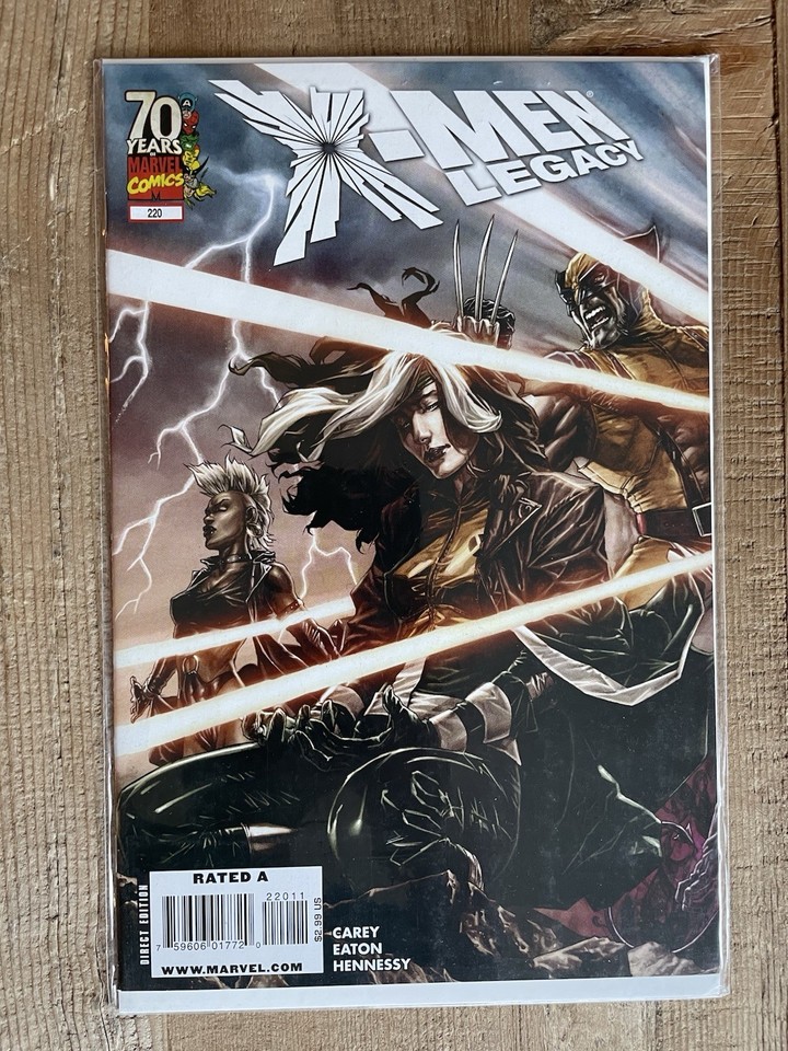 X-Men Legacy - Issues 220-222 VG+ 2009 Marvel Mike Carey Scot Eaton ...