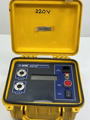 AEMC INSTRUMENTS DTR 8500 DIGITAL TRANSFORMER RATIOMETER (NEED TOCHANGE ...