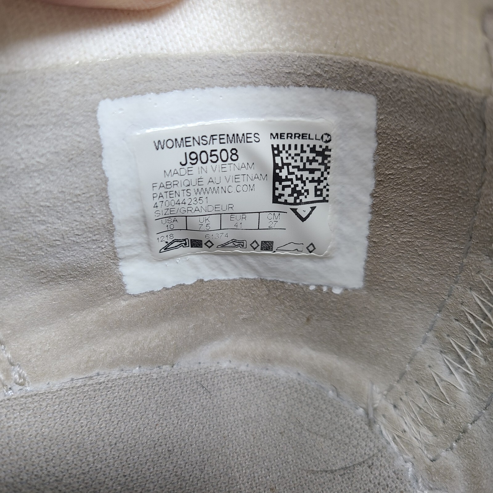 Merrell Shoes Womens 8.5 Range AC Sneakers White Casual Low Top Lace Up ...