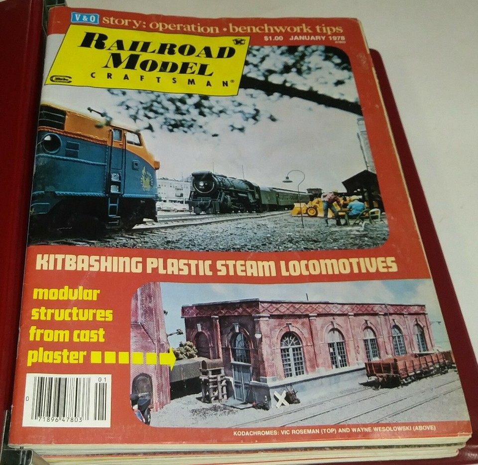 Railroad Model Craftsman Magazine 1978 Complete 12 Issue Set in Valco ...