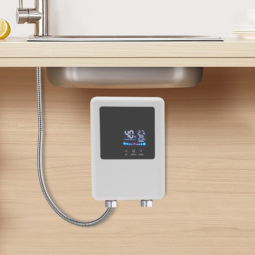 Electric Tankless Water Heater Instant Hot Water Kitchen Heater 110V ...