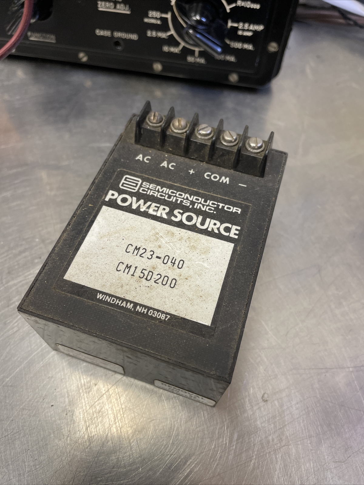 SEMICONDUCTOR CIRCUITS INC. CM23-040 CM15D200 POWER SOURCE MODULE | eBay