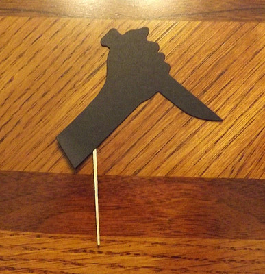 Lot of 12 Michael Myers Stabbing Hand Cupcake Toppers! | eBay