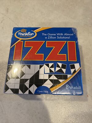 IZZI by Thinkfun The Puzzle With Almost a Zillion Solutions Sealed 14 ...