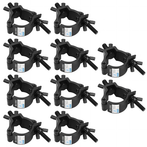 10 Pack Black Truss Clamps,Aluminum Alloy DJ Light Clamp,Fits O.D. 2 ...