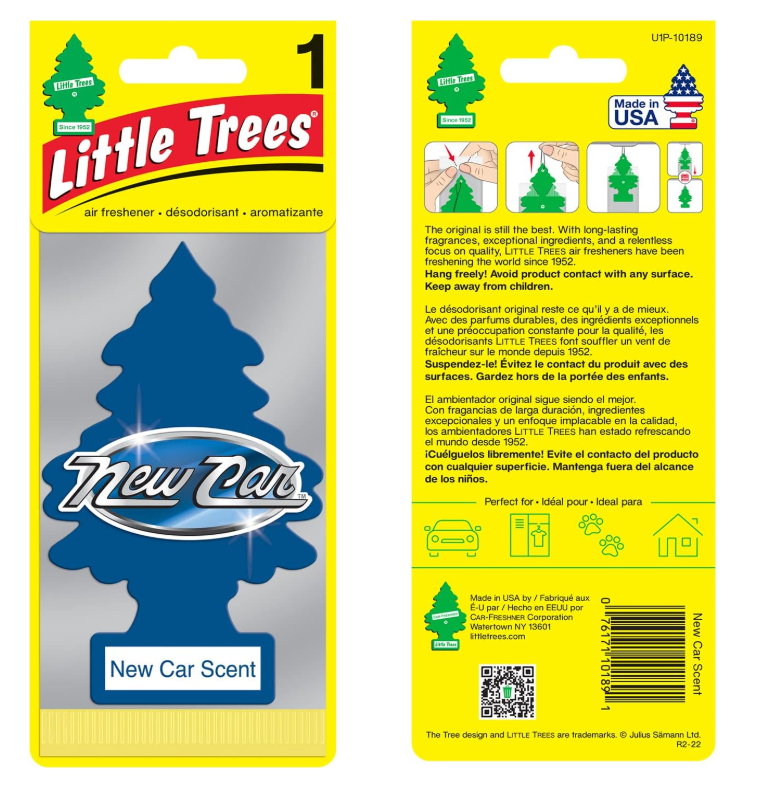 Little Trees Hanging Air Freshener Choose Scent Home Car 6-12-24-48-96 ...