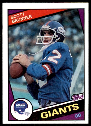 1984 TOPPS SCOTT BRUNNER NEW YORK GIANTS #312 | eBay