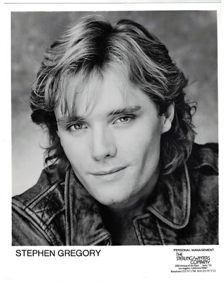 ACTOR STEPHEN GREGORY PUBLICITY PRESS 8"X10" BLACK & WHITE TALENT ...