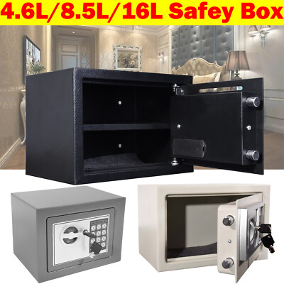 Digit Security Case Handy Storage Secure Locking Safe Chest Fireproof ...
