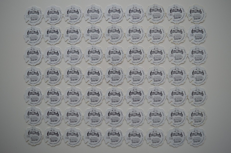 The 90's Power Rangers Panini Plastic Flying Caps / Panini Tazos | eBay