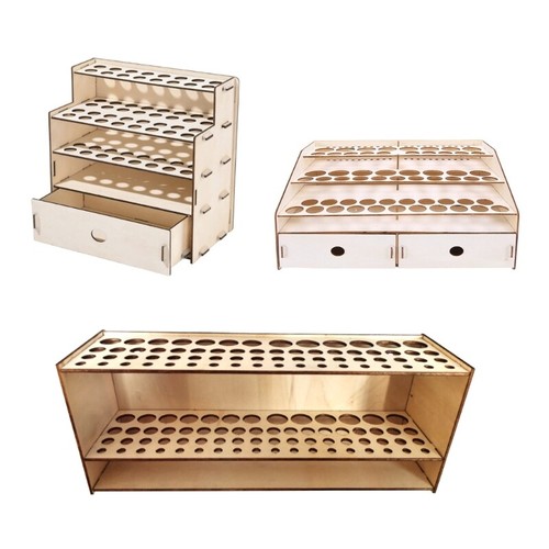 Inks Bottle Rack Paints Tool Storage Organizer Cabinet Holder for Inks ...