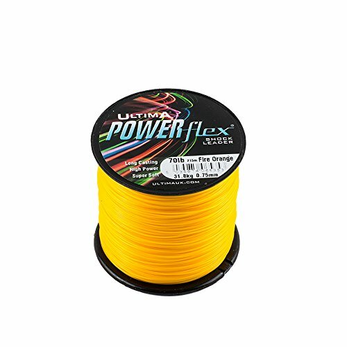 Ultima Powerflex High Power Surf Casting Shockleader - Fire Orange, 0. ...