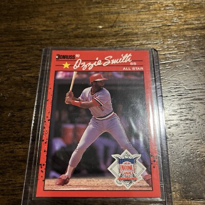 Ozzie Smith Donruss 1990 * ERROR BASEBALL CARD* Extremely Rare MINT 🔥📈 ...