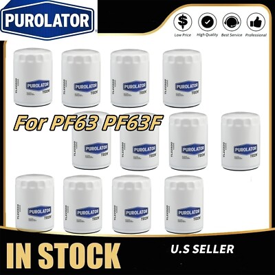 NEW VERSION Engine Oil Filter PUROLATOR PF63 DURAPACK PF63F BULK 12 PER ...