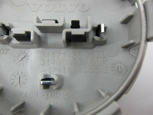 Genuine Volvo Center Cap Wheel Cap Hub Cap Grey Silver OEM 31471435 ...
