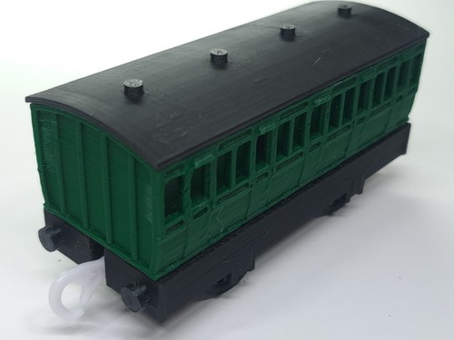 Thomas Trackmaster 3D Printed Green Composite Coach Custom | eBay