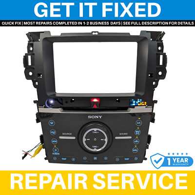 2011 - 2015 Ford Explorer OEM Sony 8" Radio Climate Control Panel Get ...