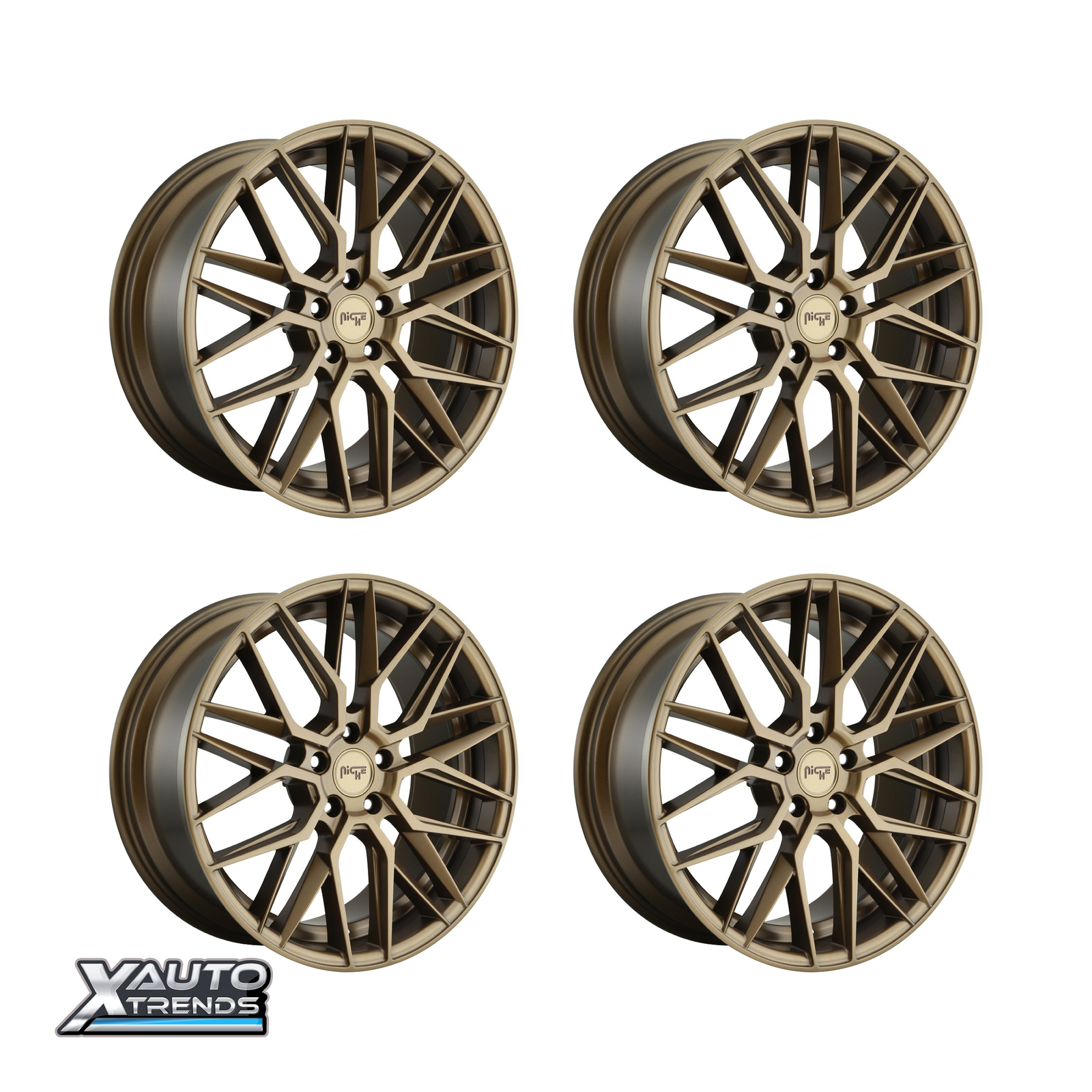 Niche M191 Gamma Matte Bronze 20X10.5 5X120 35mm (Set of 4) | eBay