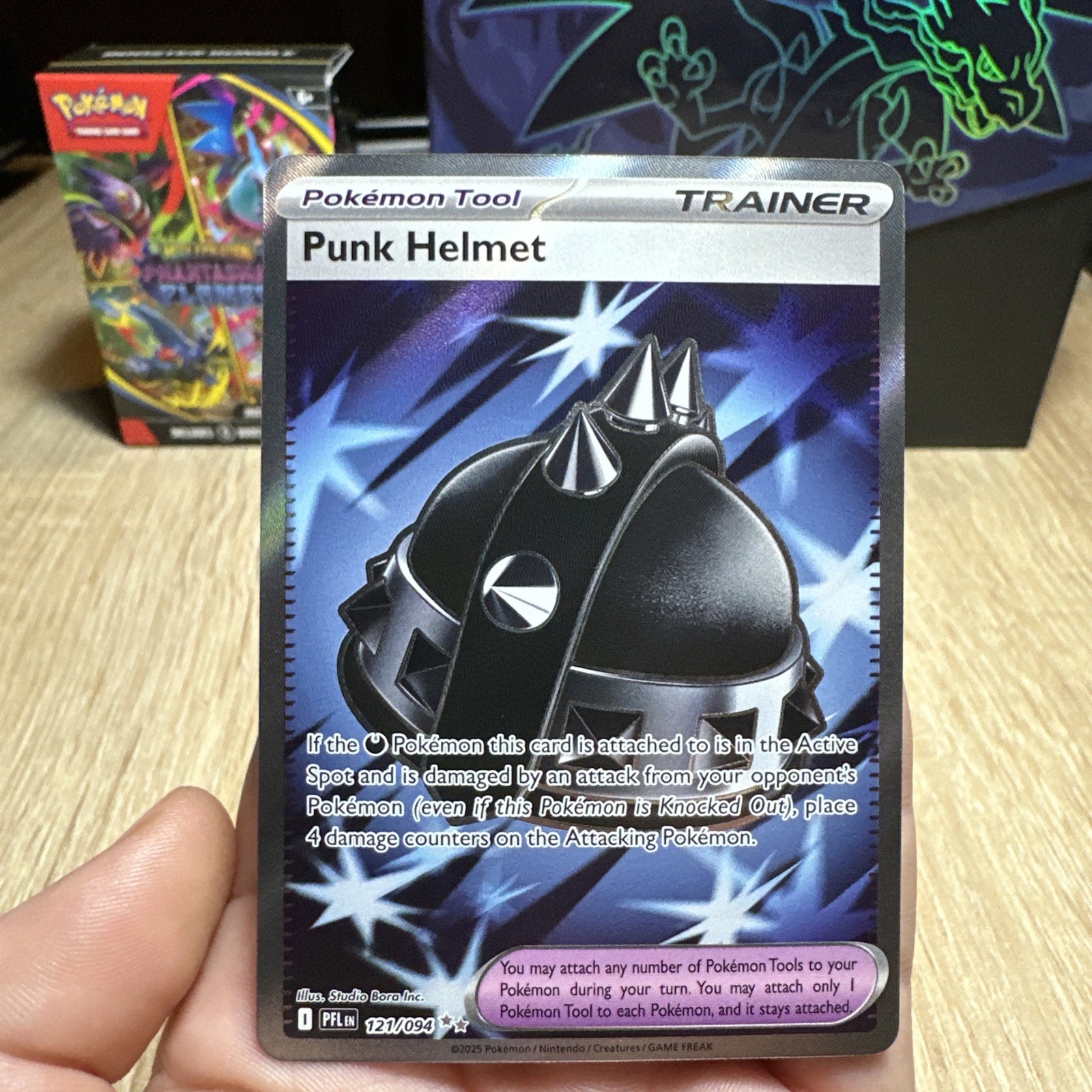 Punk Helmet 121/94 | Ultra Rare Card | Phantasmal Flames