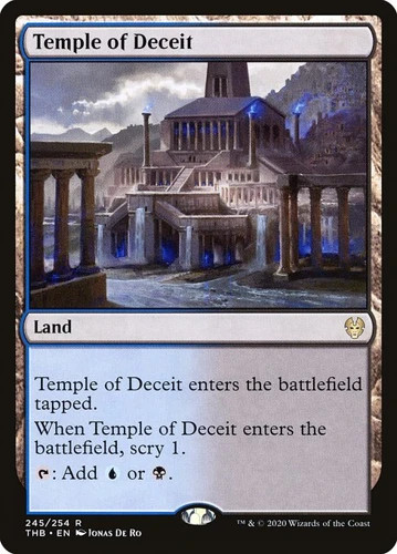 1x Temple of Deceit NM Eng MTG - Theros Beyond Death | eBay