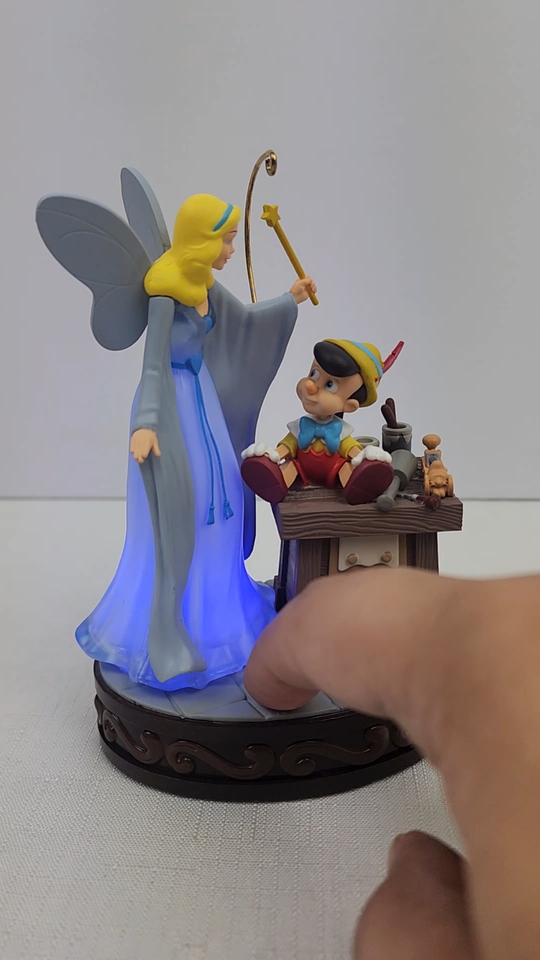 Disney Pinnochio A Real Boy Magic Light + Sound Ornament Hallmark ...