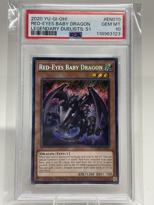 Yu-Gi-Oh! Red-Eyes Baby Dragon LDS1-EN010 Limited Edition Secret Rare ...