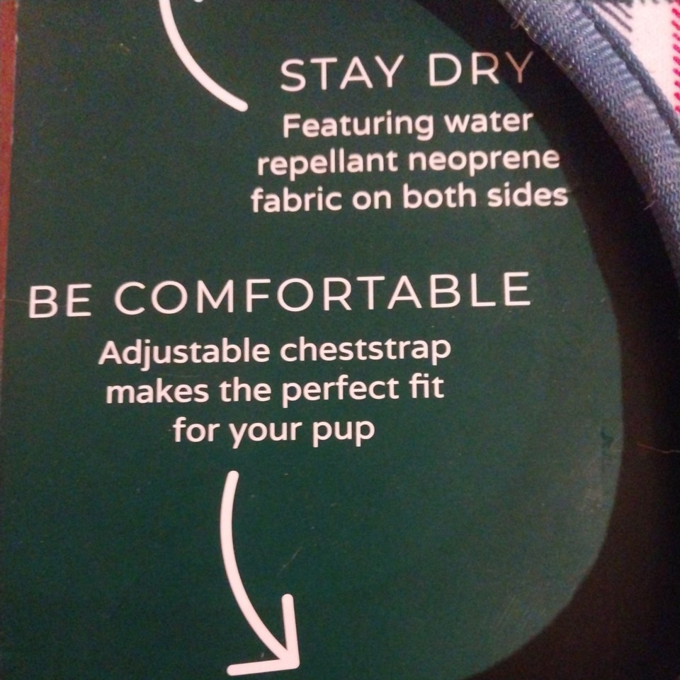 Lucy & Co XL Dog Harness NWT PLAID WINTER TREES Reversible ADJUSTABLE ...