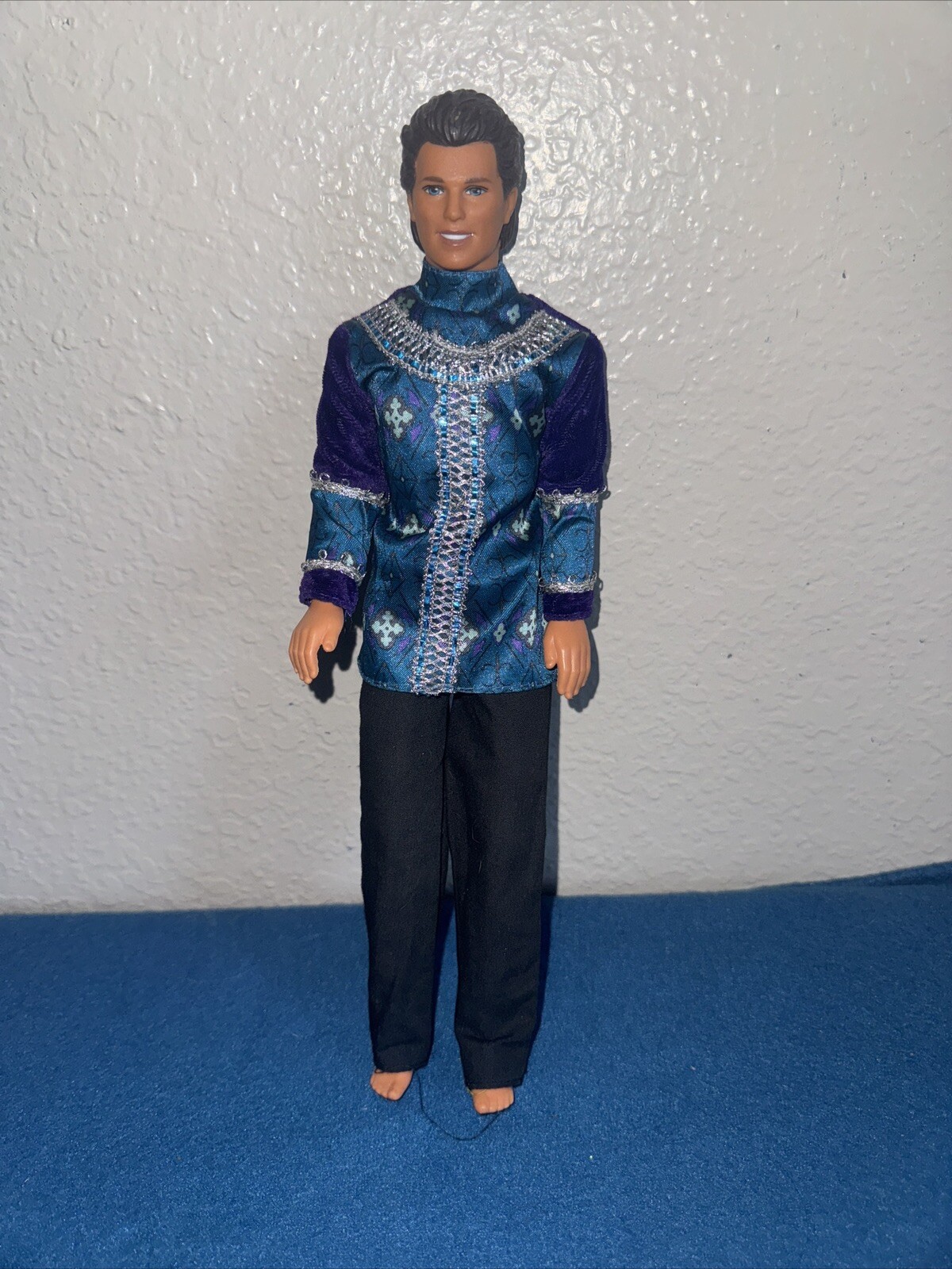 Vintage 1990 Mattel Ken Doll Brown Hair Blue Eyes Shirt Pants Clothes ...