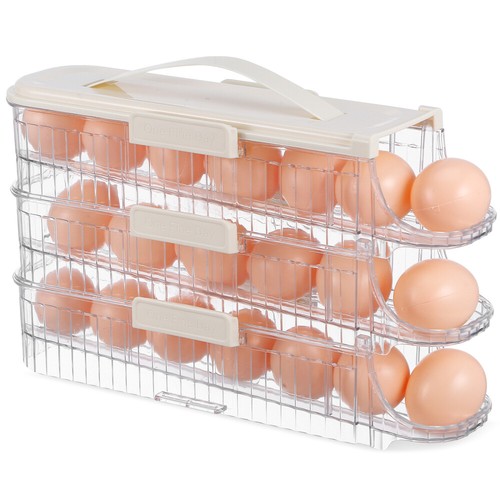 Egg Storage Box Organizer Racks for Fridge Refrigerator Organizers | eBay